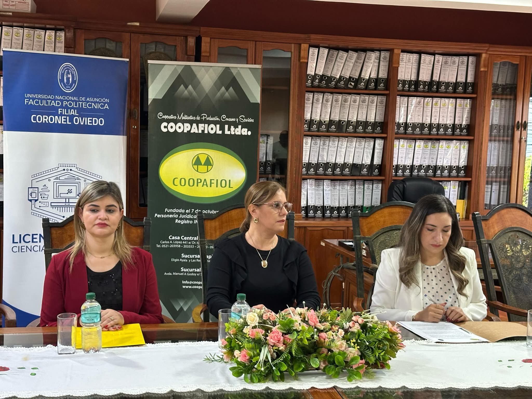 Facultad Politécnica Filial Coronel Oviedo y Coopafiol Ltda. firman Convenio Interinstitucional ...