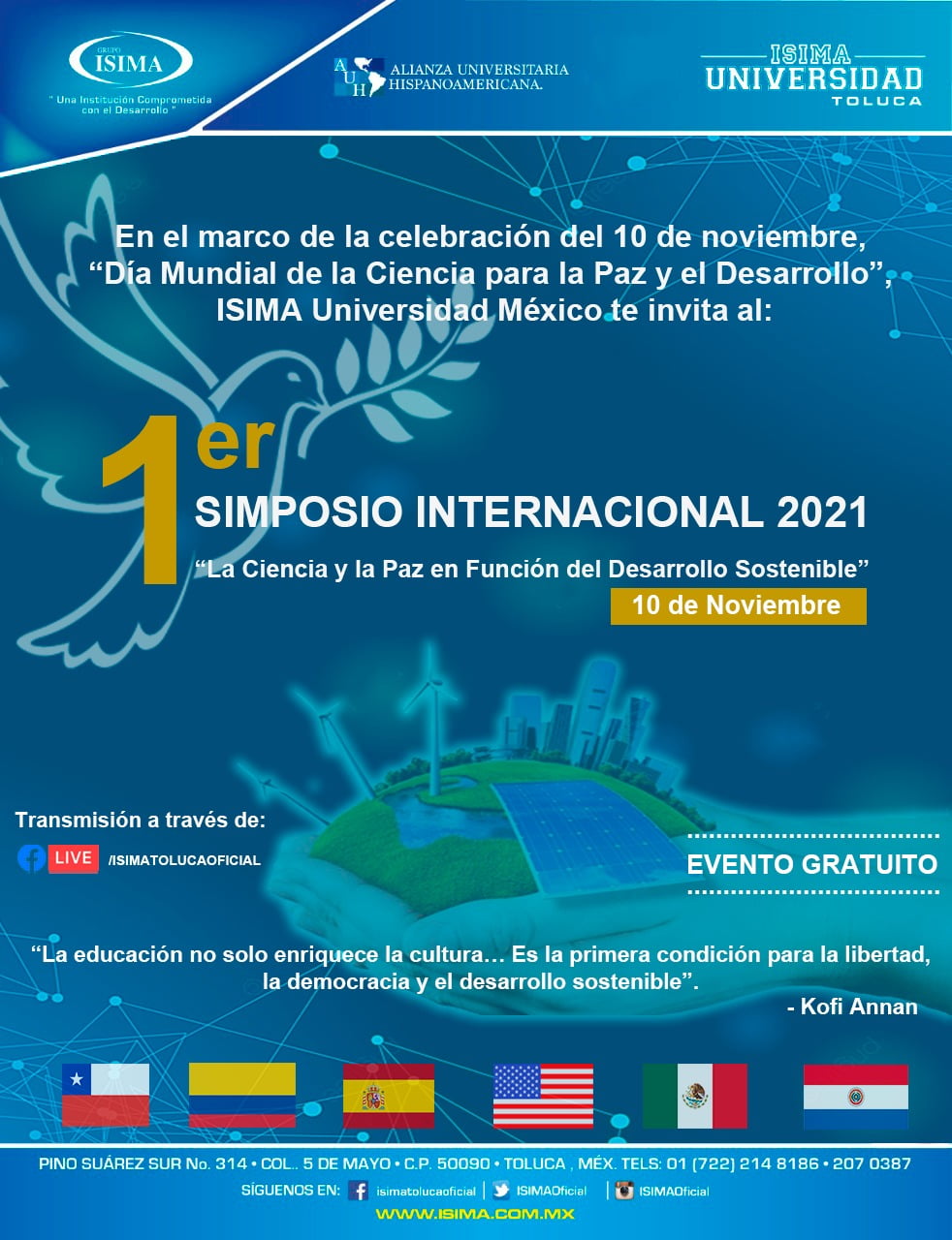 Participación en el 1er Simposio Internacional 2021 - "La ciencia y la ...