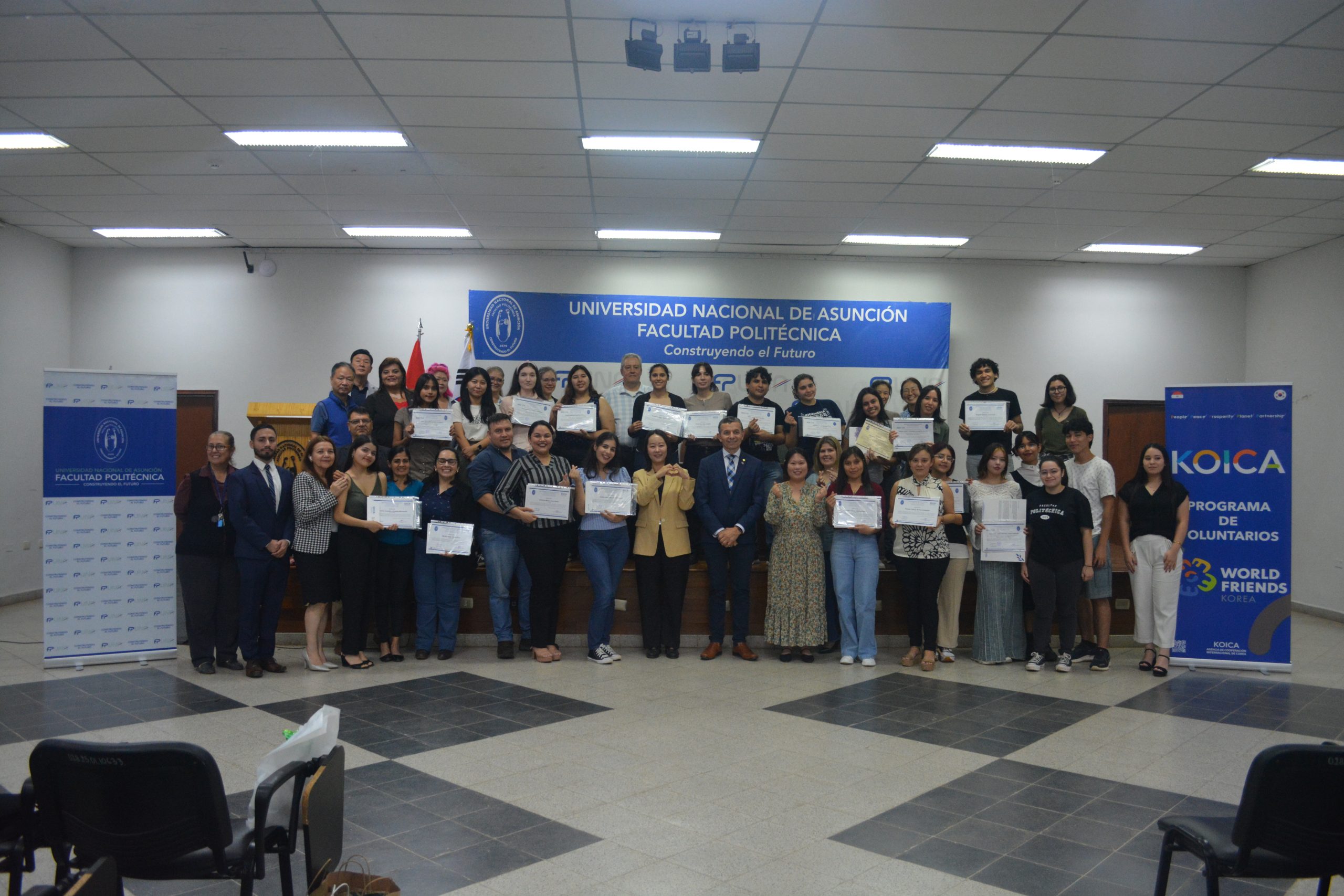 Acto de clausura del cursos de idioma coreano y homenaje a la Prof ...